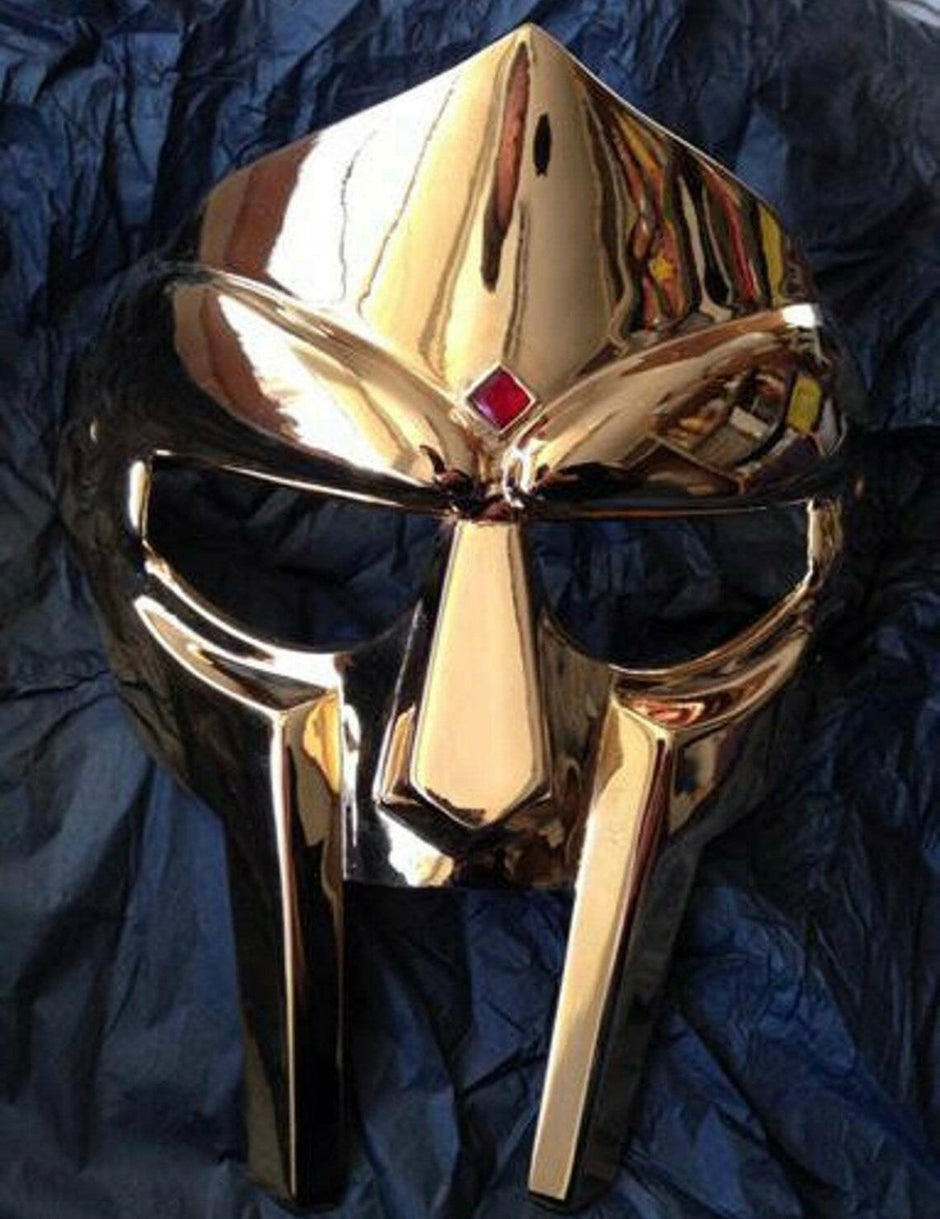 MF DOOM Gladiator Steel Mask – Handmade Wearable Full-Size, Cosplay